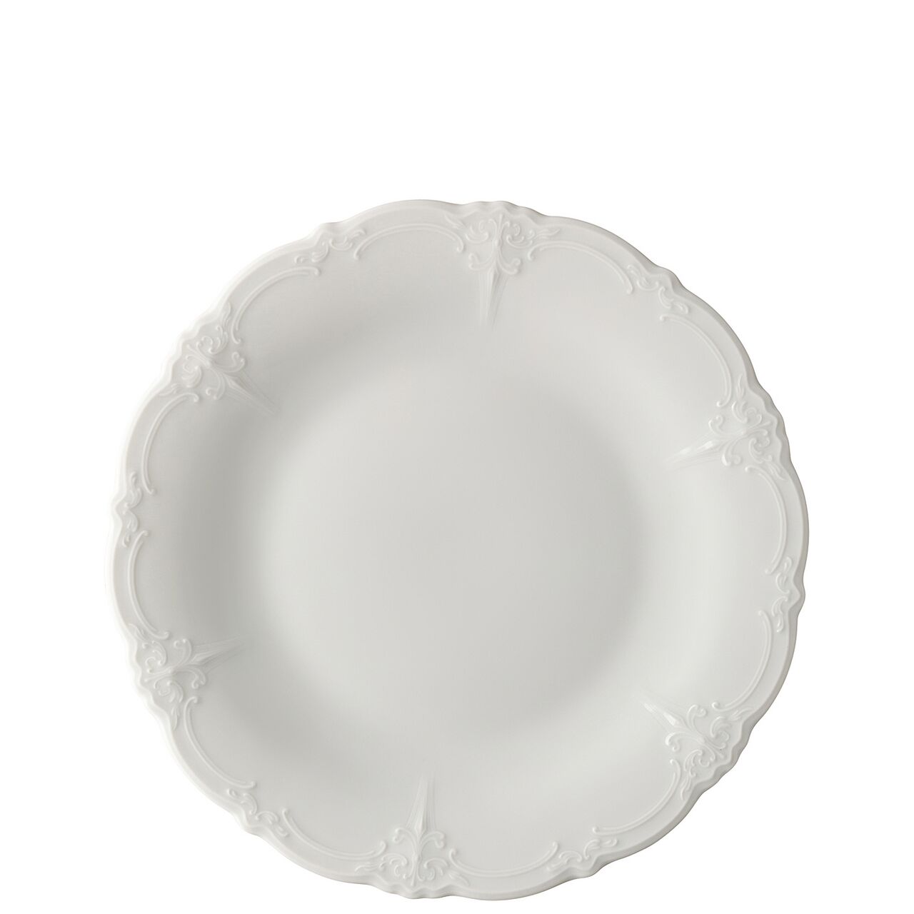 Baronesse White Rim Plate 25 cm – Hutschenreuther / Rosenthal Porcelain ...